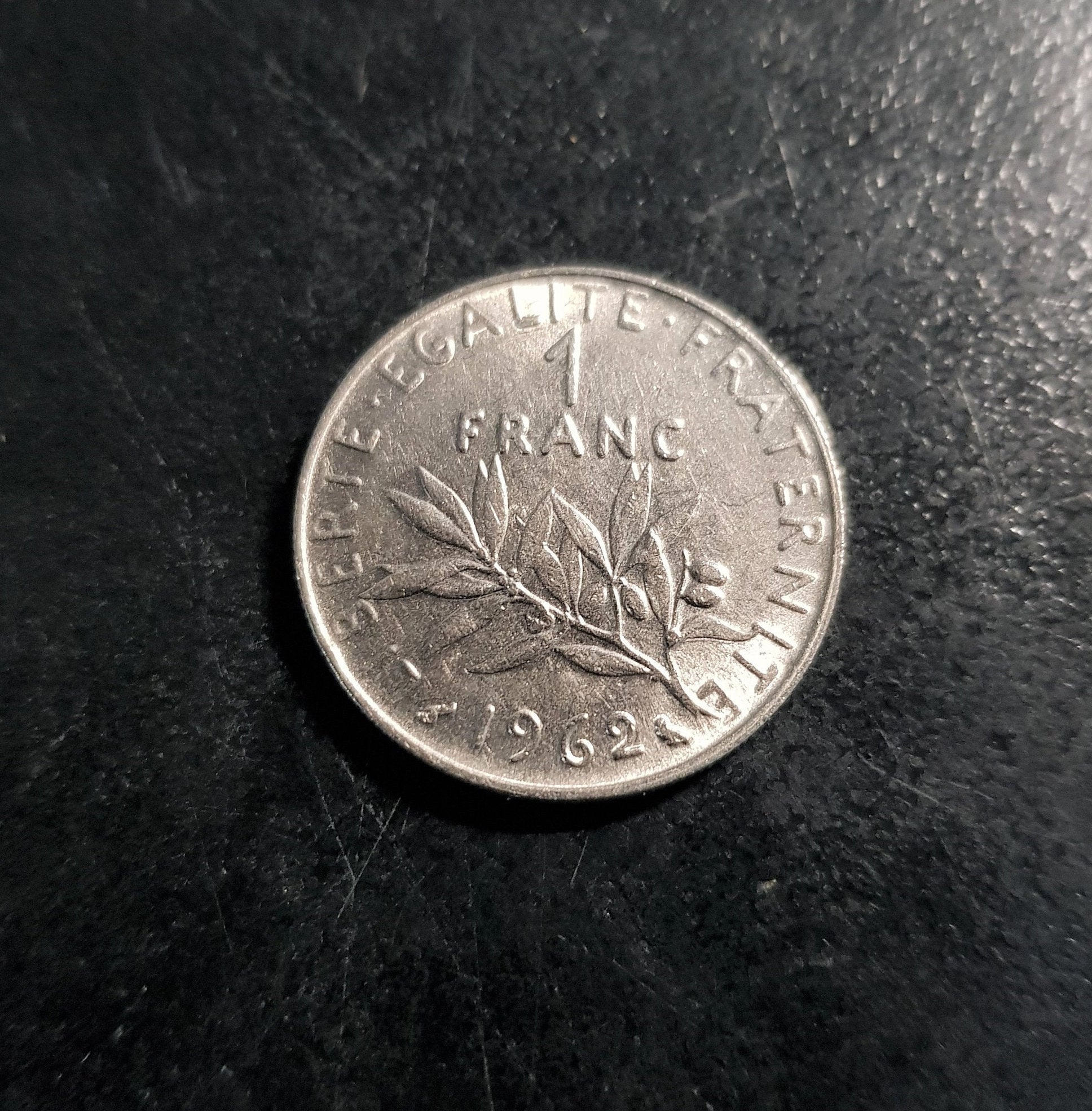 Ancient French Coin, One Franc Year 1962, French Republic. - Etsy