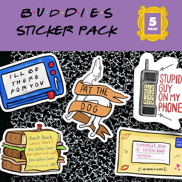 Friends Stickers - Etsy
