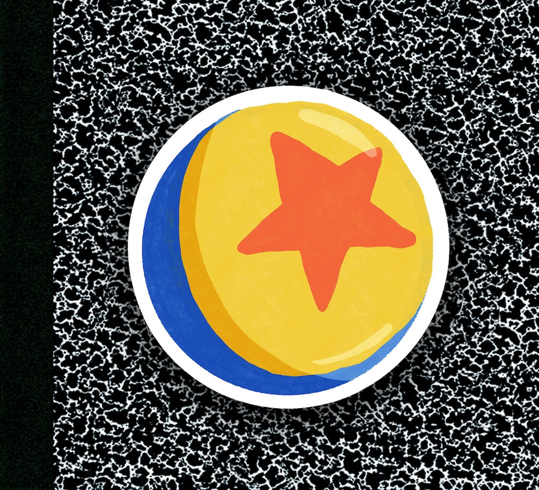 Pixar Ball Sticker - Pixar Sticker, Toy Story, A Bugs Life, Monsters ...