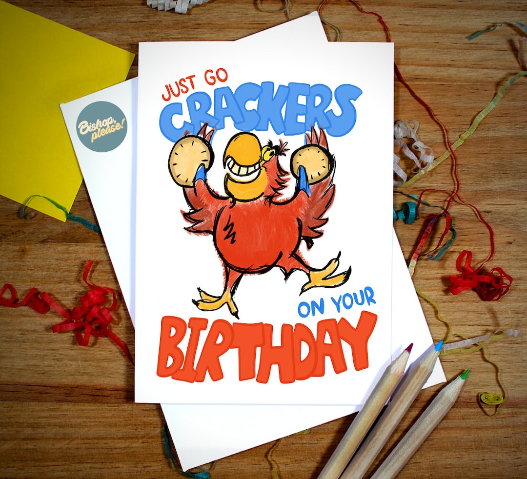 Aladdin Birthday Card - Iago, Parrot, Jafar, Crackers, Funny Birthday ...
