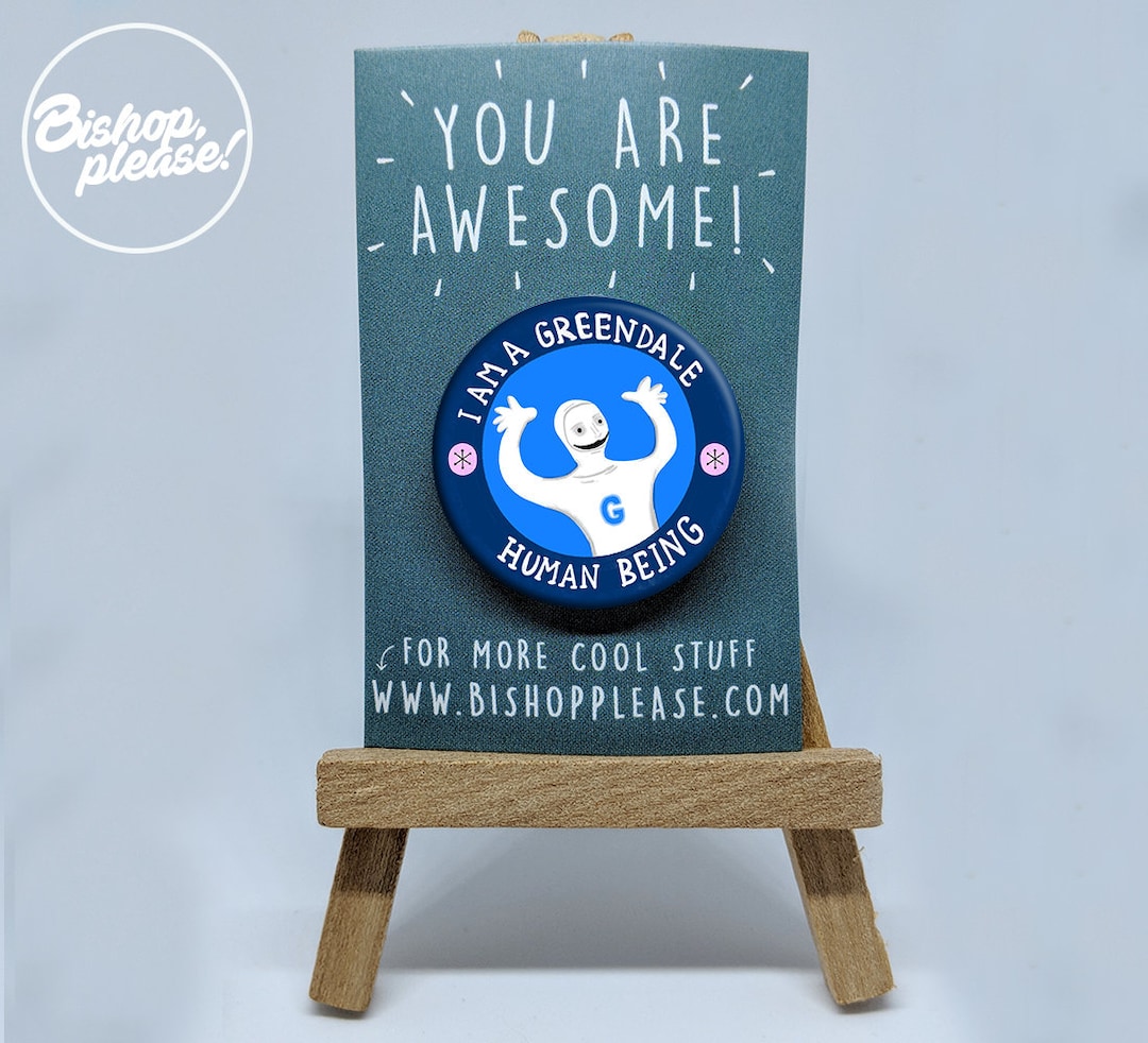 Community Human Being Badge - Greendale, TV Show, NBC, Troy and Abed ...