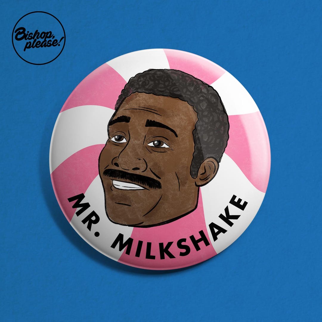 Severance Mr Milchick Badge - Mr Milkshake, Severance TV Show, Apple TV ...