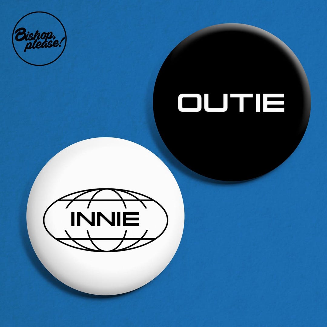 Severance 'innie or Outie' Badge Set - Severance TV Show, Apple TV ...