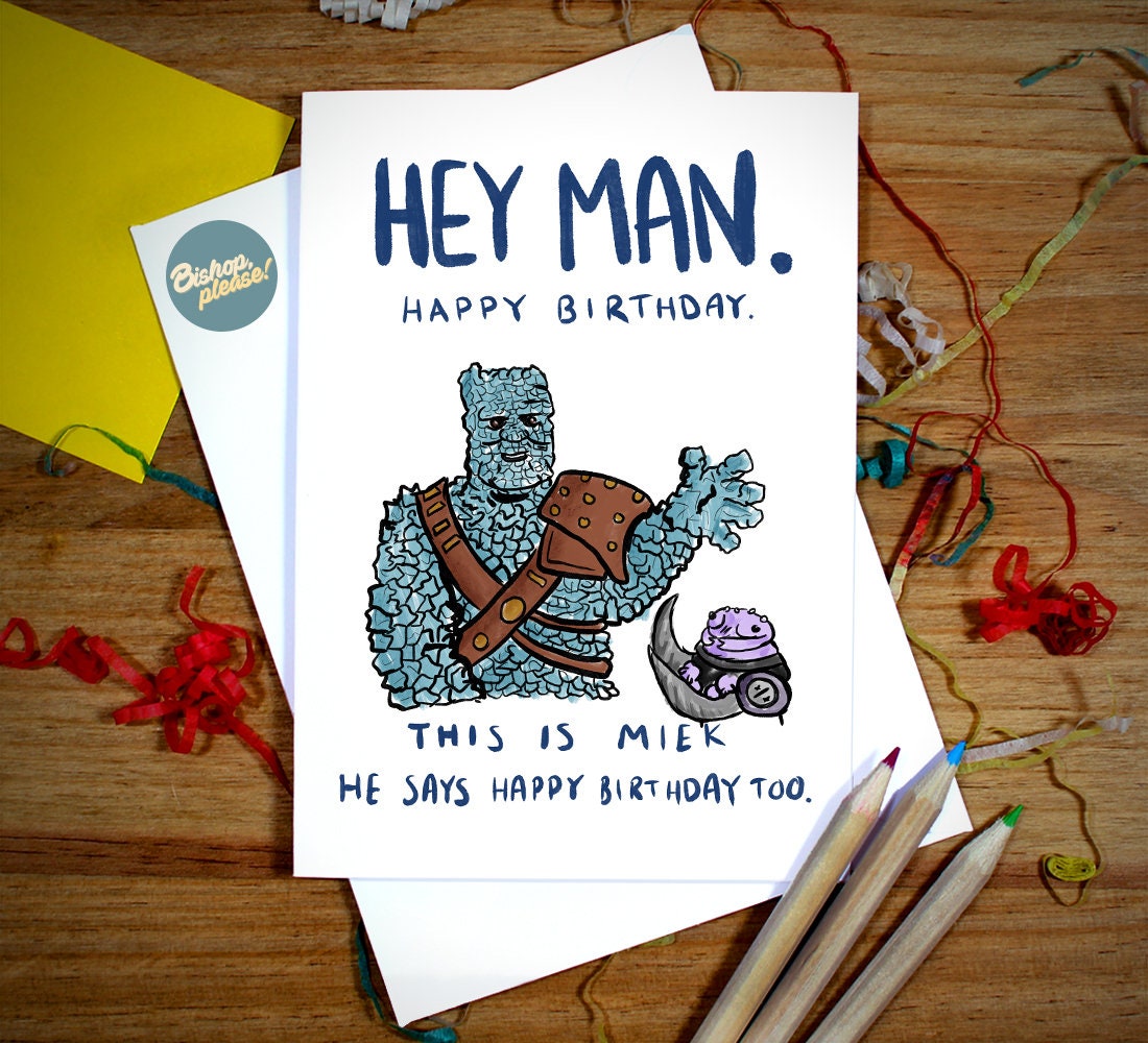 Korg Birthday Card Thor Ragnarock Asgard Marvel Korg and - Etsy UK