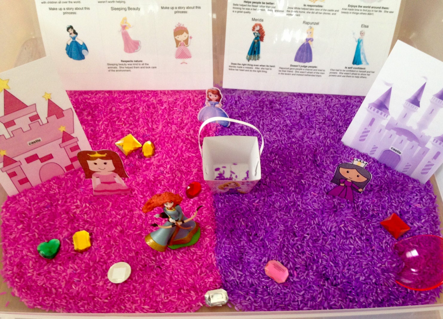 Sensory Bin and Educational Activities for Children- What is a Princess ...