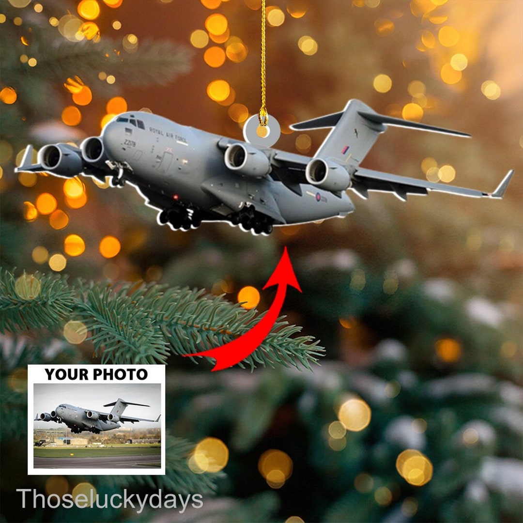 Personalized Airplane Ornaments for Christmas Tree Airplane - Etsy