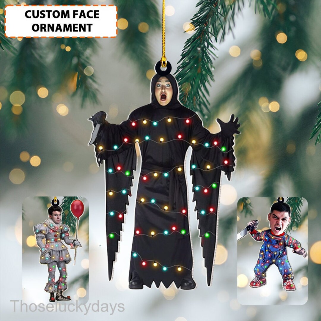 Personalized Horror Characters Christmas Ornaments Horror - Etsy