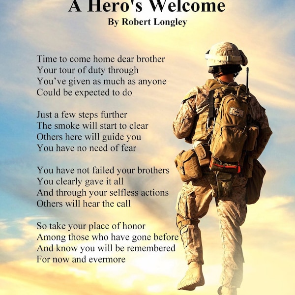 Military Wife Poem - Etsy