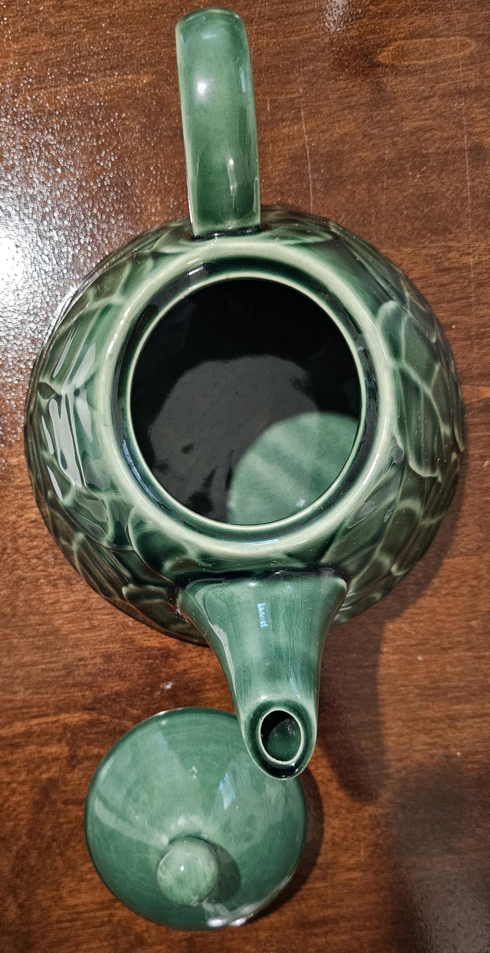 Jade Leaves Teapot by Pier One Imports - Etsy