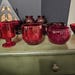 Vintage Anchor Hocking Royal Ruby Red Glass - Assorted Plates, Teacups ...