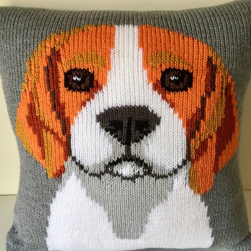 Knitting Pattern PDF Download Springer Spaniel Pet Portrait - Etsy