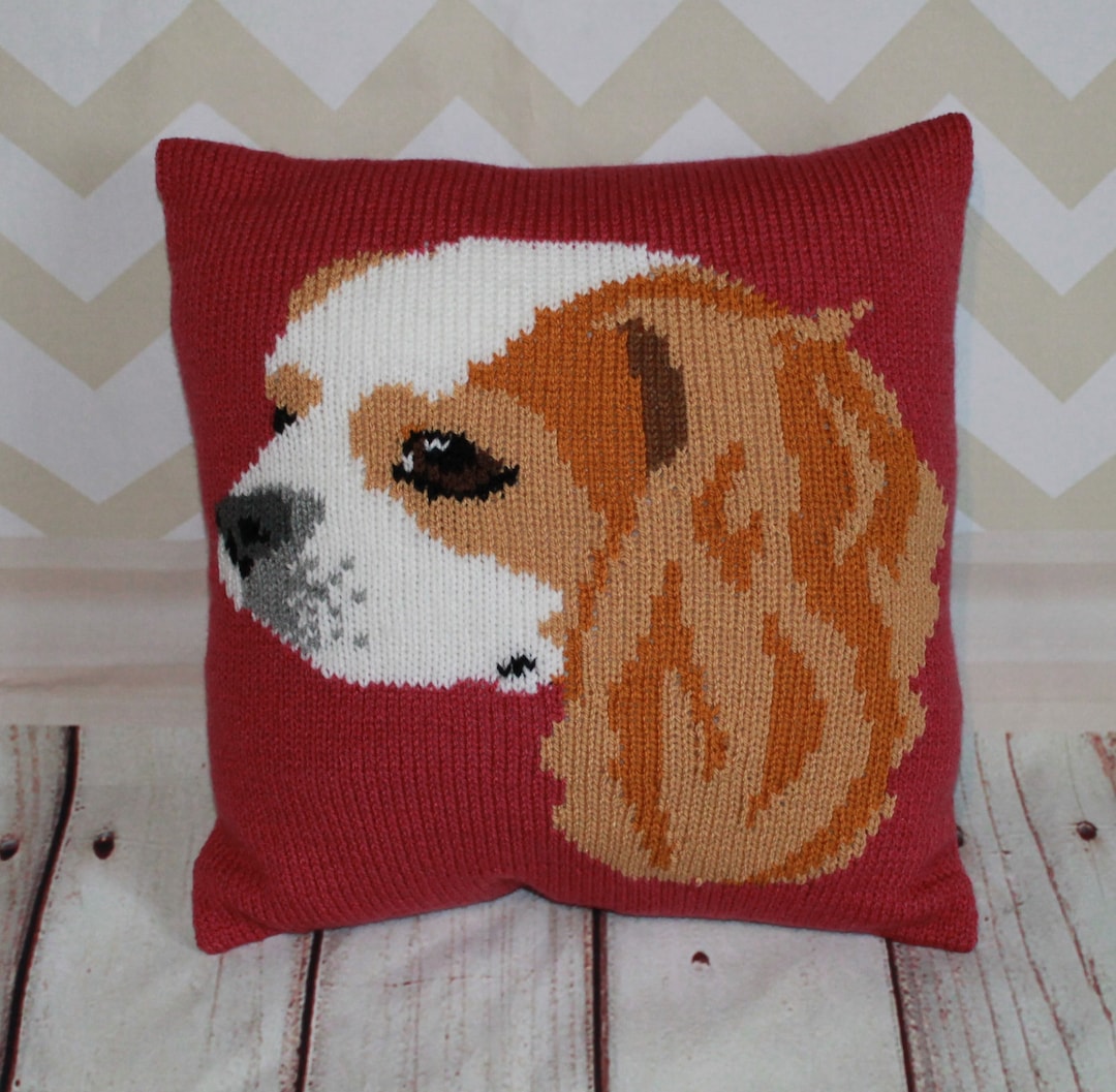 Knitting Pattern PDF Download - Blenheim Cavalier King Charles Spaniel ...