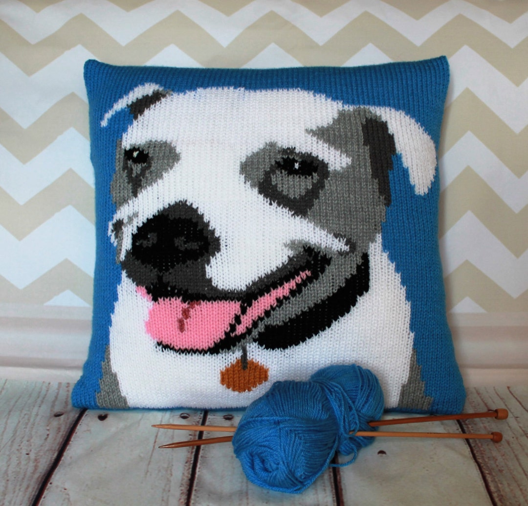 Knitting Pattern PDF Download - Staffie/staffordshire Bull Terrier Pet ...