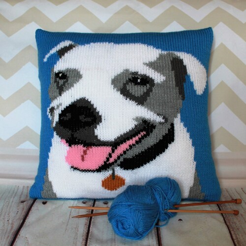 Knitting Pattern PDF Download Beagle Pet Portrait Pillow - Etsy UK