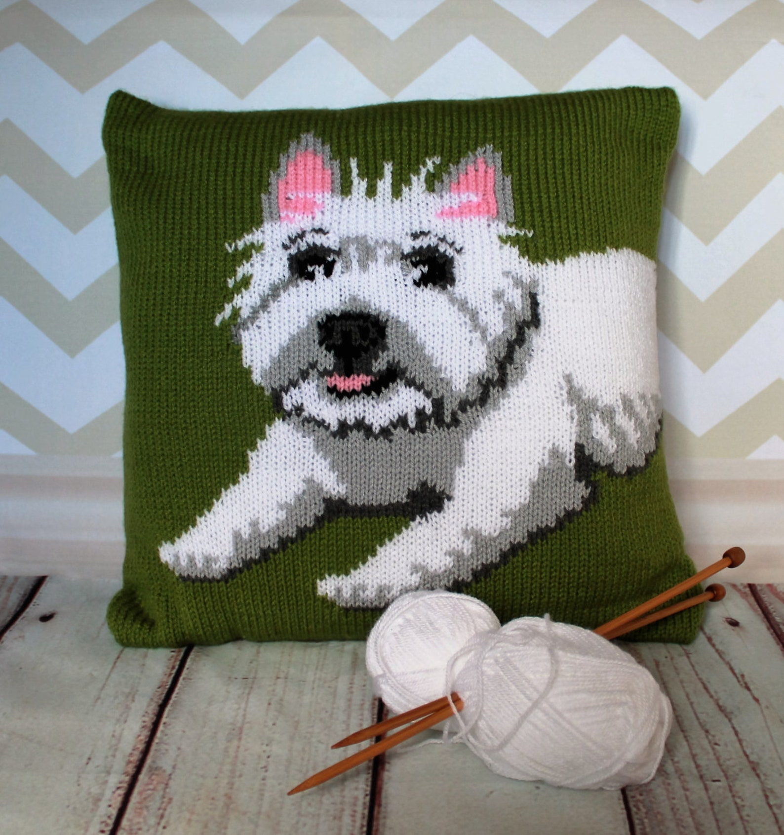 Knitting Pattern PDF Download - Westie/west Highland Terrier Pet ...
