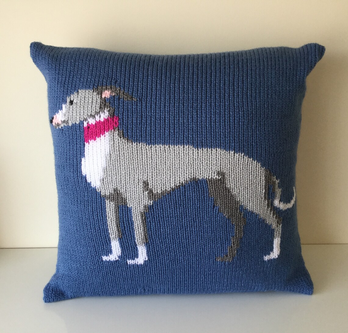 Knitting Pattern PDF Download Cockapoo Pet Portrait Pillow | Etsy