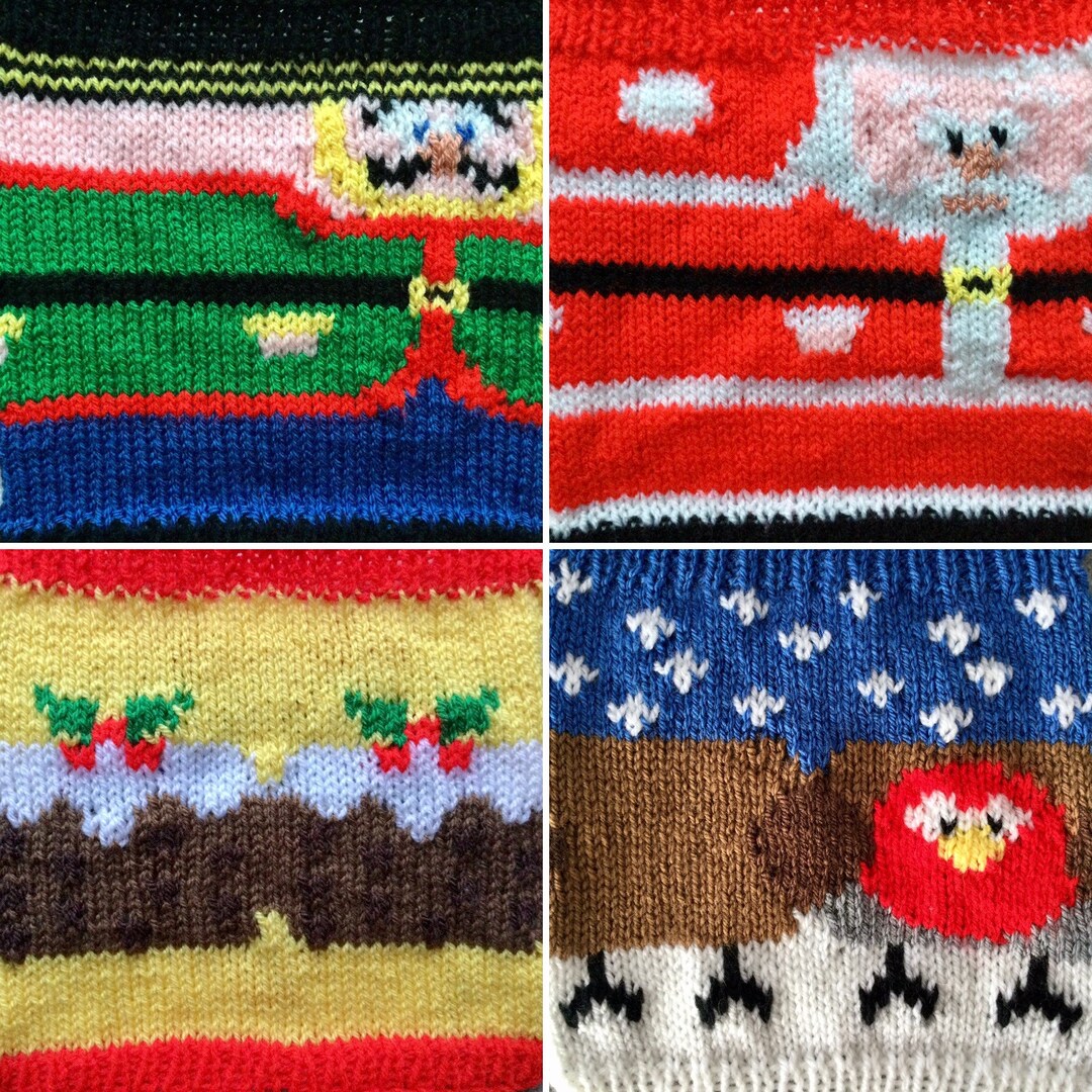 Knitting Pattern PDF Download - Quirky Christmas Cosies - Etsy