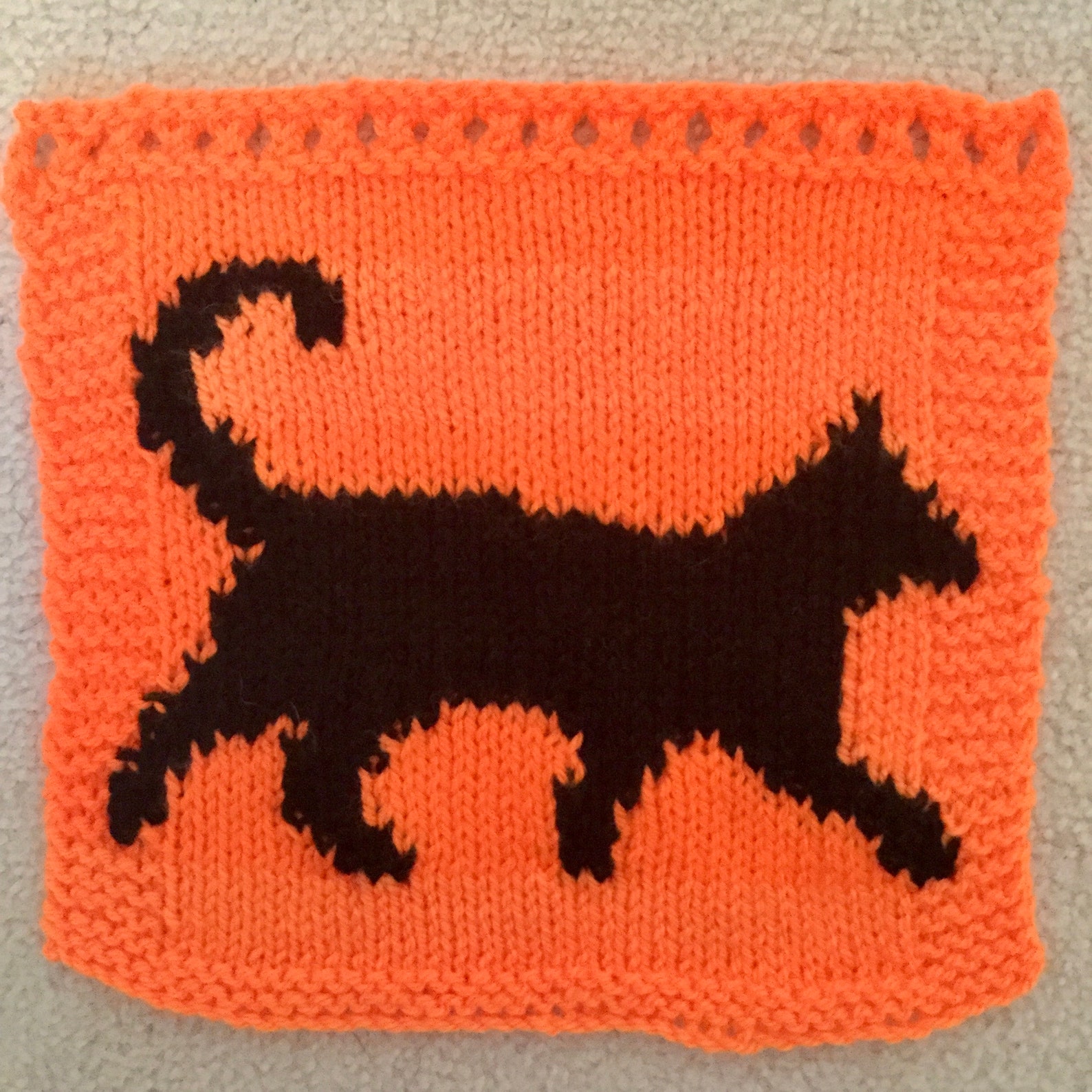 Knitting Pattern PDF Download - Cat Silhouette Intarsia Charts - Etsy