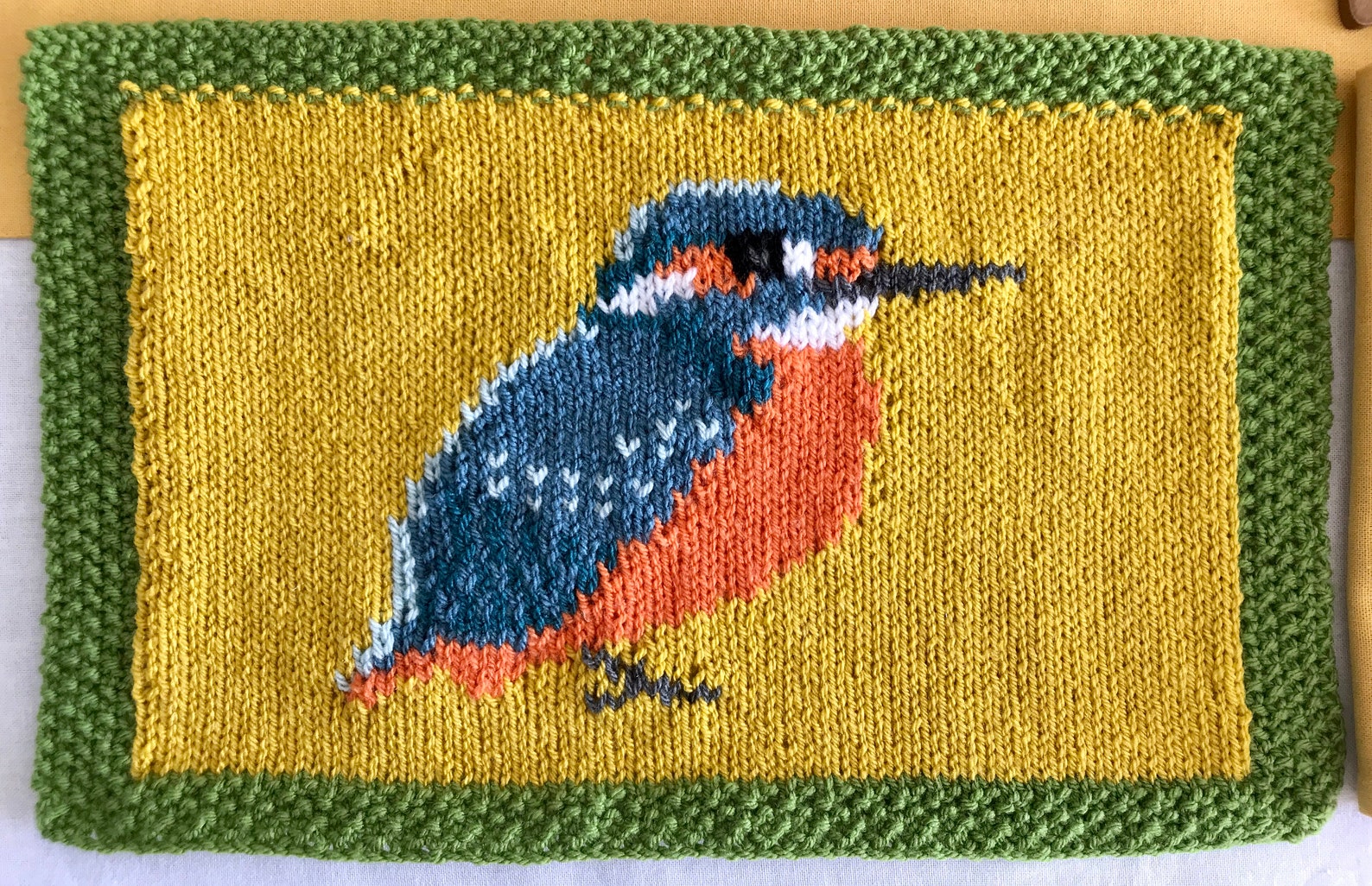 Knitting Pattern PDF Download - River Birds Table Placemats - Etsy