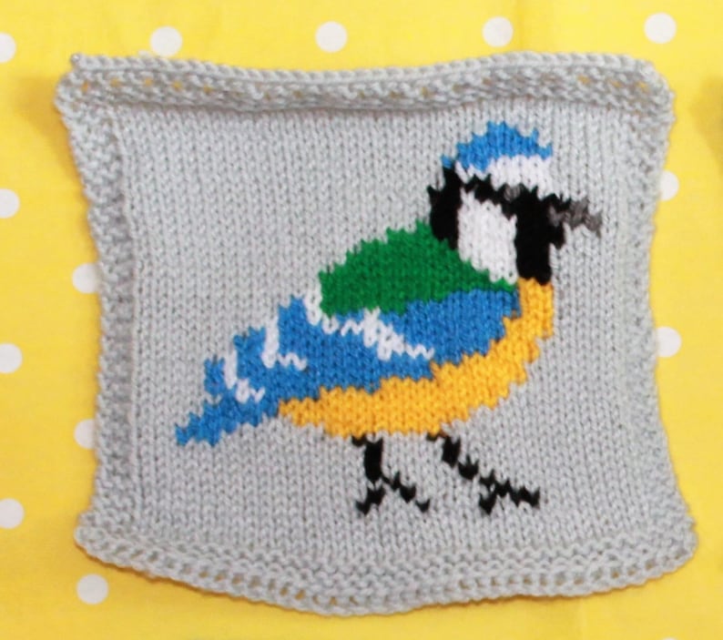 Knitting Pattern PDF Download Garden Birds Intarsia Charts - Etsy UK
