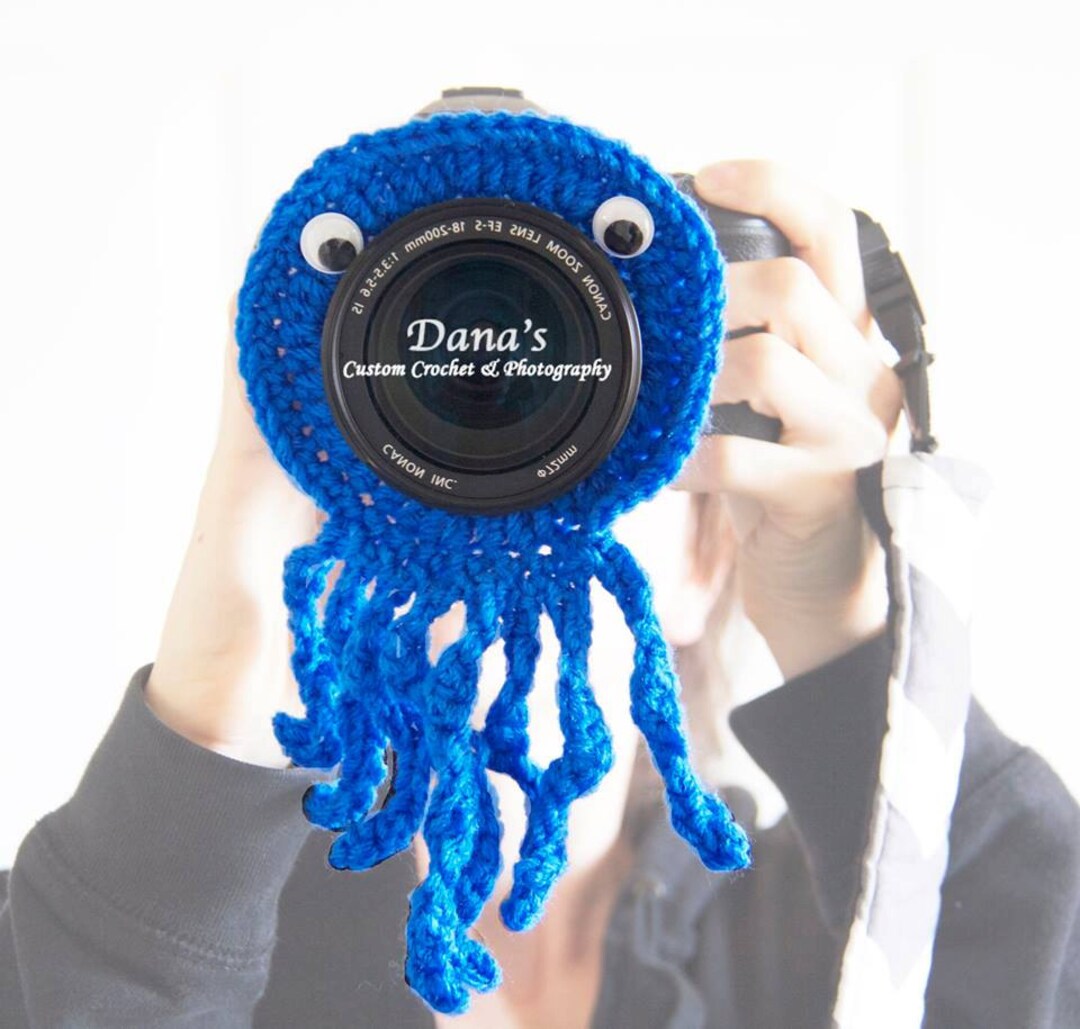 Octopus Camera Lens Buddy - Crochet - Handmade - Photography Prop ...