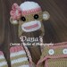 Newborn Sock Monkey Set - Photo Prop - Crochet - Handmade - Photography ...
