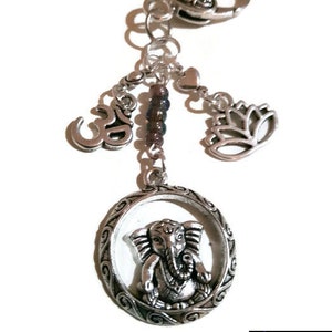 Ganesha Keyring, Elephant Keyring, Aum Keyring, Lotus Flower Keyring ...