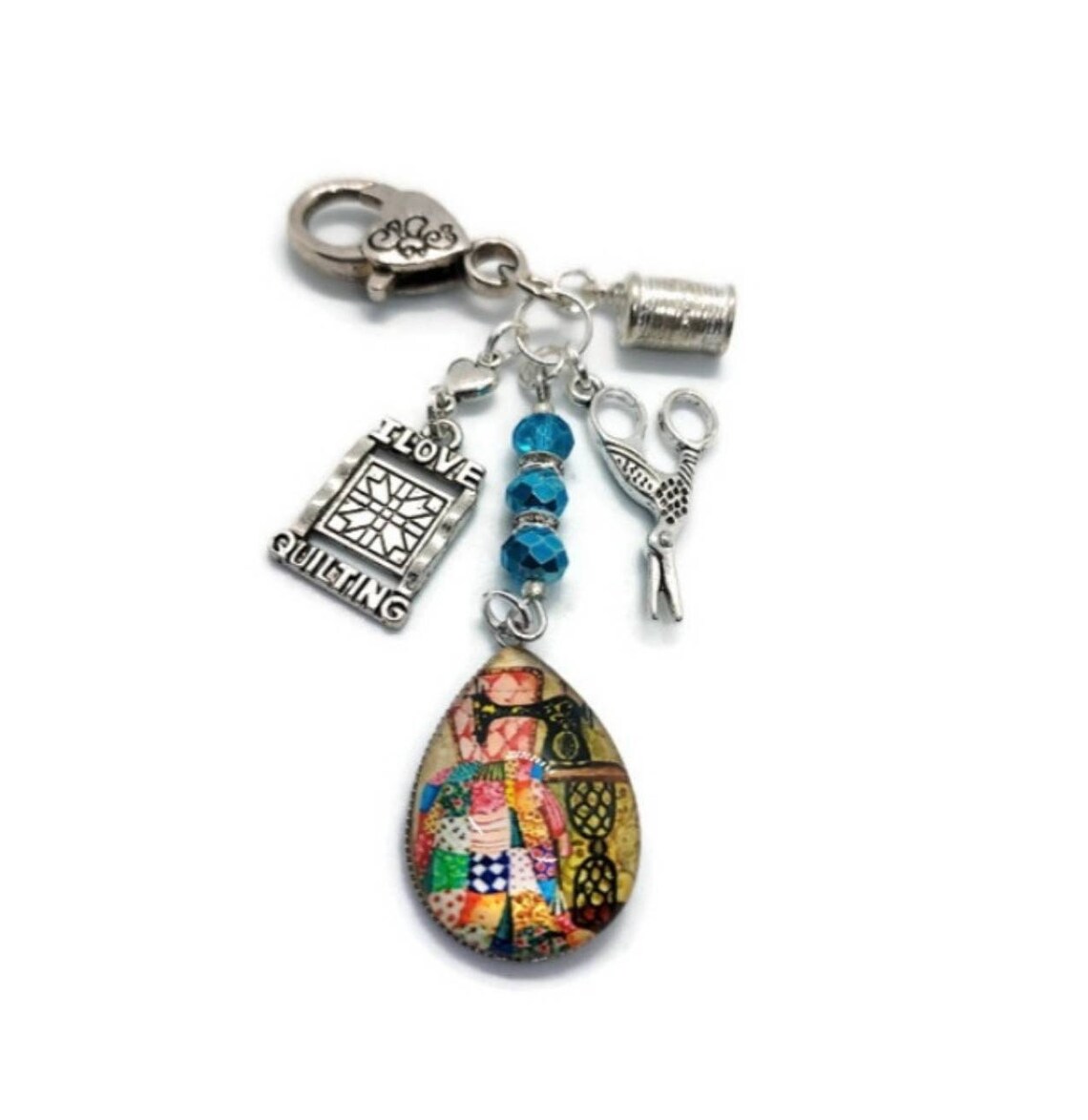 Quilting Keyring I Love Quilting Quote Gift for Her Hobby - Etsy