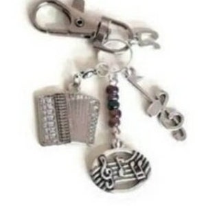 Accordion Player Gift Accordion Player Keyring Accordionist - Etsy
