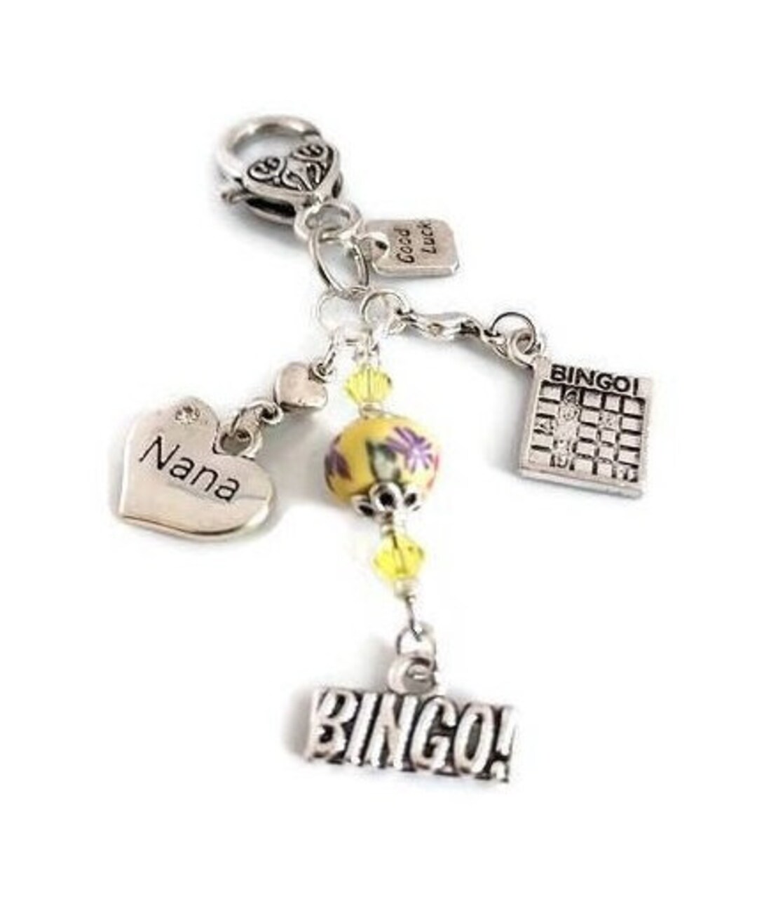 Bingo Player Keyring, Bingo Keyring, Gift for Her, Birthday Gift, Bingo ...
