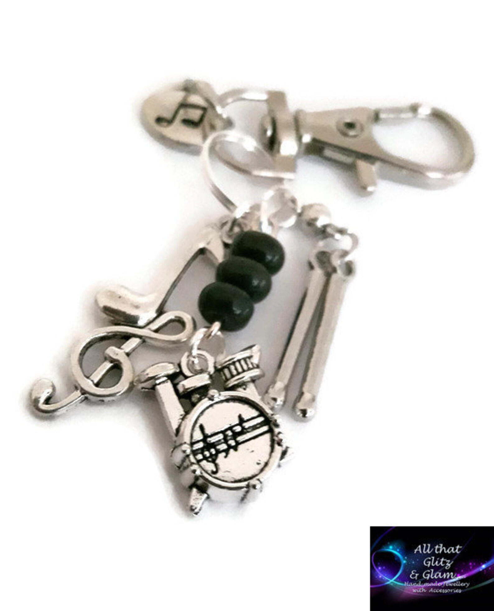 Drum Kit Keyring Gift For Her Him Drummer Keyring Drums | Etsy