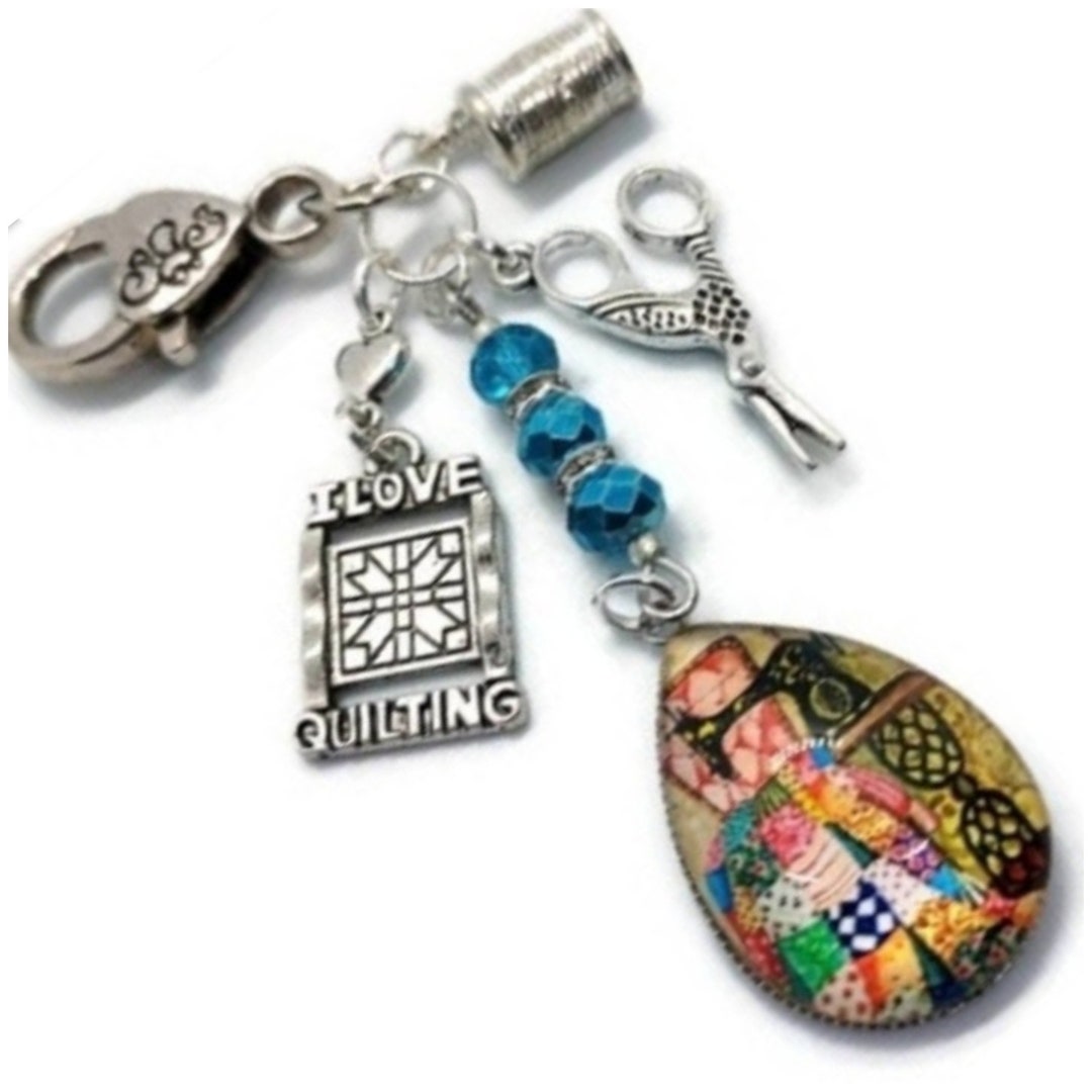 Quilting Keyring, I Love Quilting Quote, Gift for Her, Hobby, Sewing ...