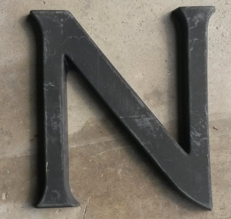 Plastic Letters 1-lot , 14 Pieces, Salvaged Building Sign Letters ...