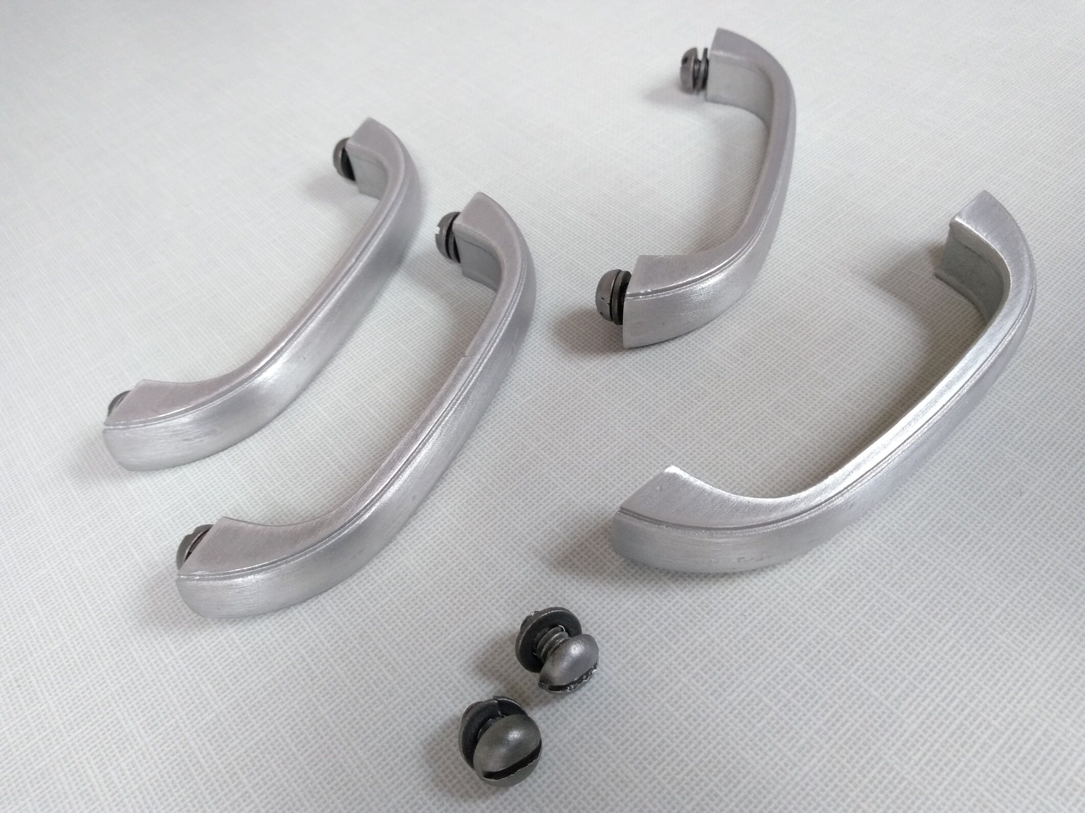 Vintage Aluminum Drawer Handles by ART METAL 1960's - Etsy