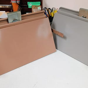 Old Steelcase File Cabinet Follower Blocks, Original Grey Finish, File ...