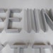 Salvage Building Sign Letters, Solid Aluminum Letters, Blasted Finish ...