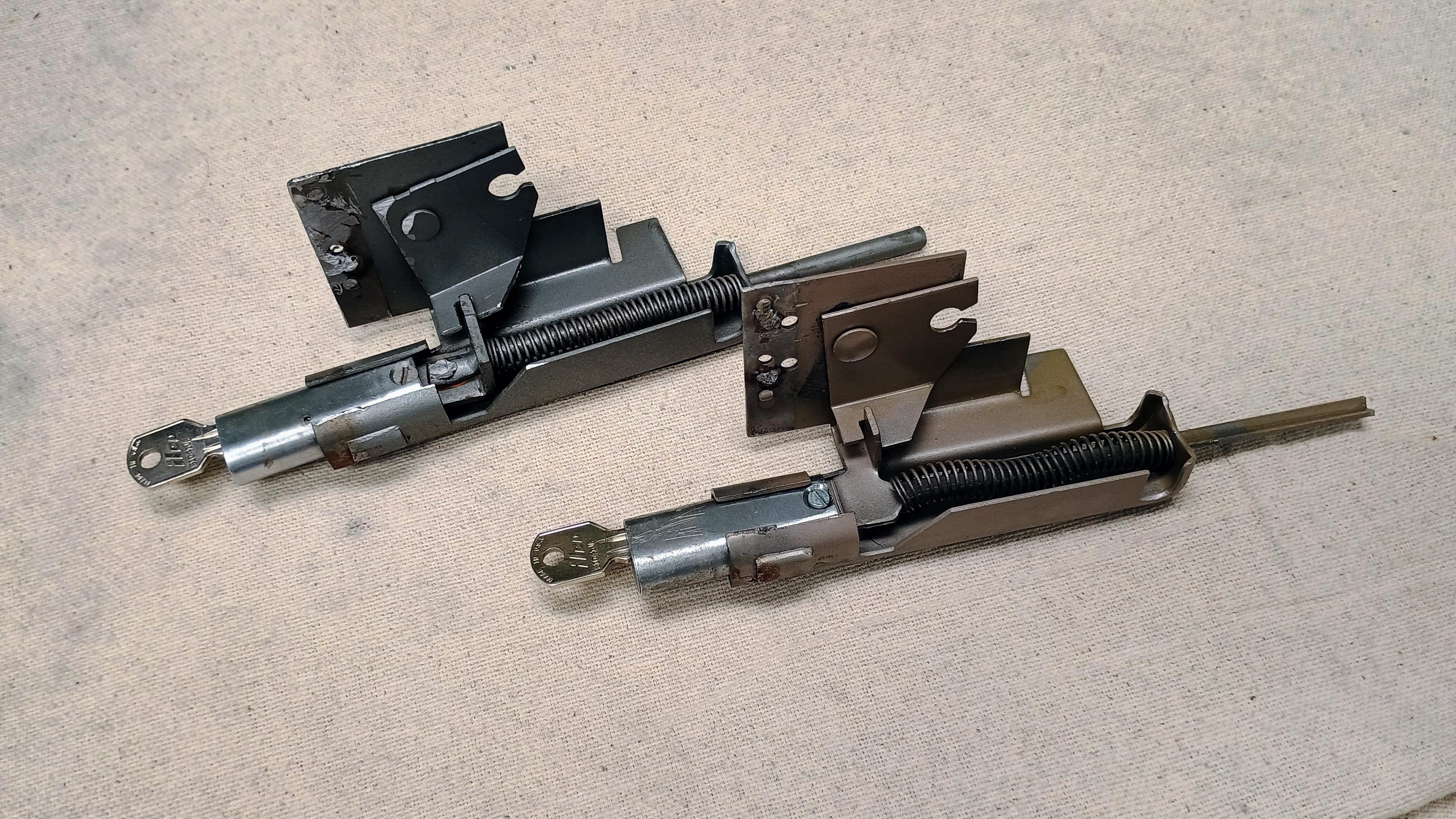 Vintage Steelcase File Cabinet Lock Mechanism Assy, Lock Assy With Key ...