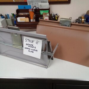 Old Steelcase File Cabinet Follower Blocks, Original Grey Finish, File ...