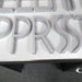 Salvage Building Sign Letters, Solid Aluminum Letters, Blasted Finish ...