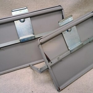Old Steelcase File Cabinet Follower Blocks, Original Grey Finish, File ...