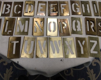 Brass Letters 4 Inch - Etsy