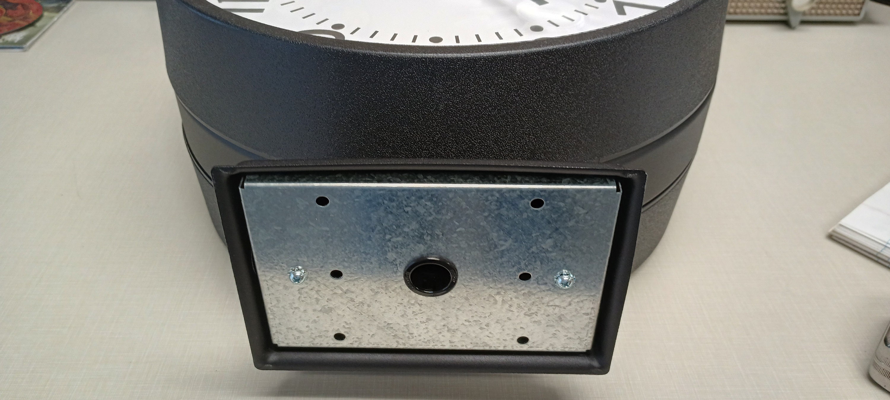 School Wall Clock, 2-sided for Hallways, Steel & Plastic Construction ...