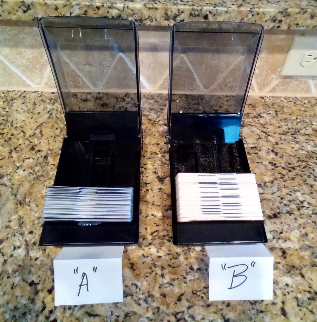 Old Rolodex Card File, Vintage Card File System, Covered Box, Vintage ...