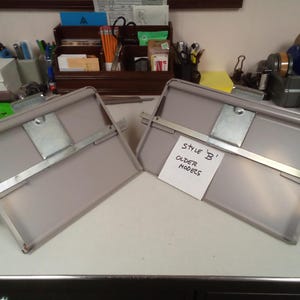 Old Steelcase File Cabinet Follower Blocks, Original Grey Finish, File ...