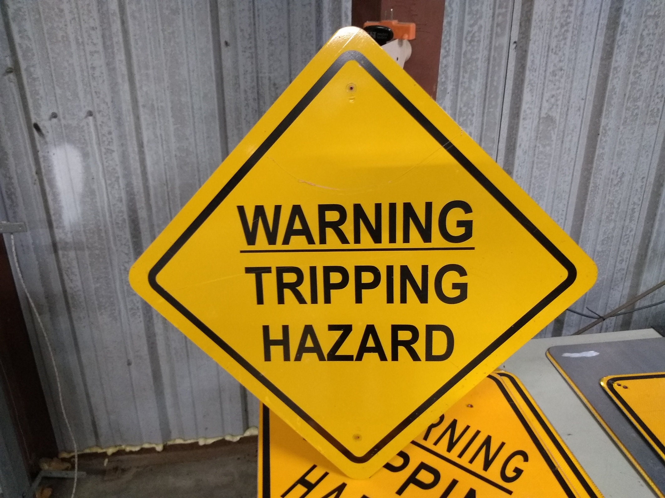 Retired Warning Tripping Hazard Sign Retired Street Sign - Etsy