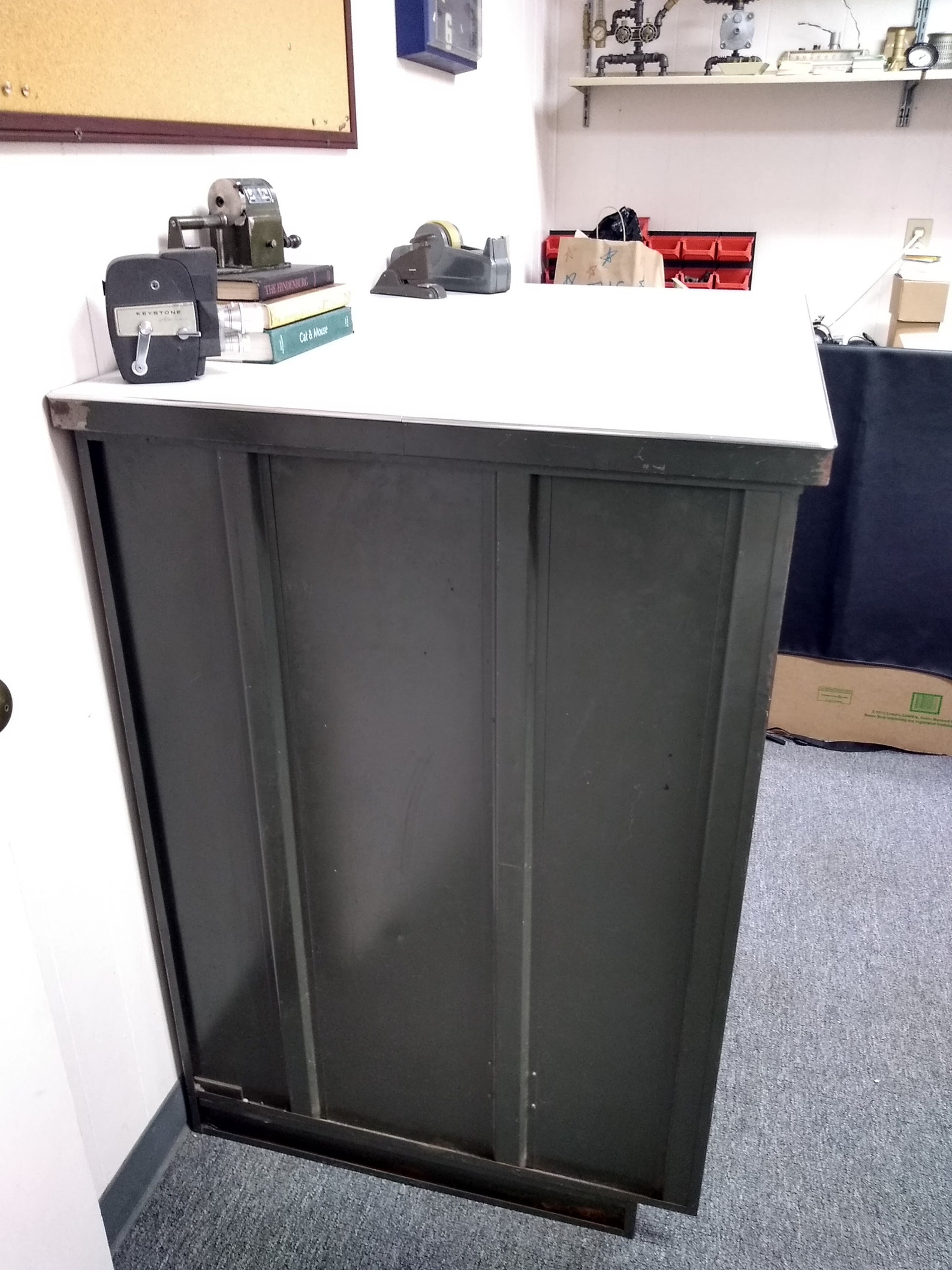 Vintage/industrial All Metal Stand up Desk by steel Age, NOT FREE ...
