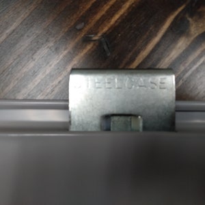 Old Steelcase File Cabinet Follower Blocks, Original Grey Finish, File ...