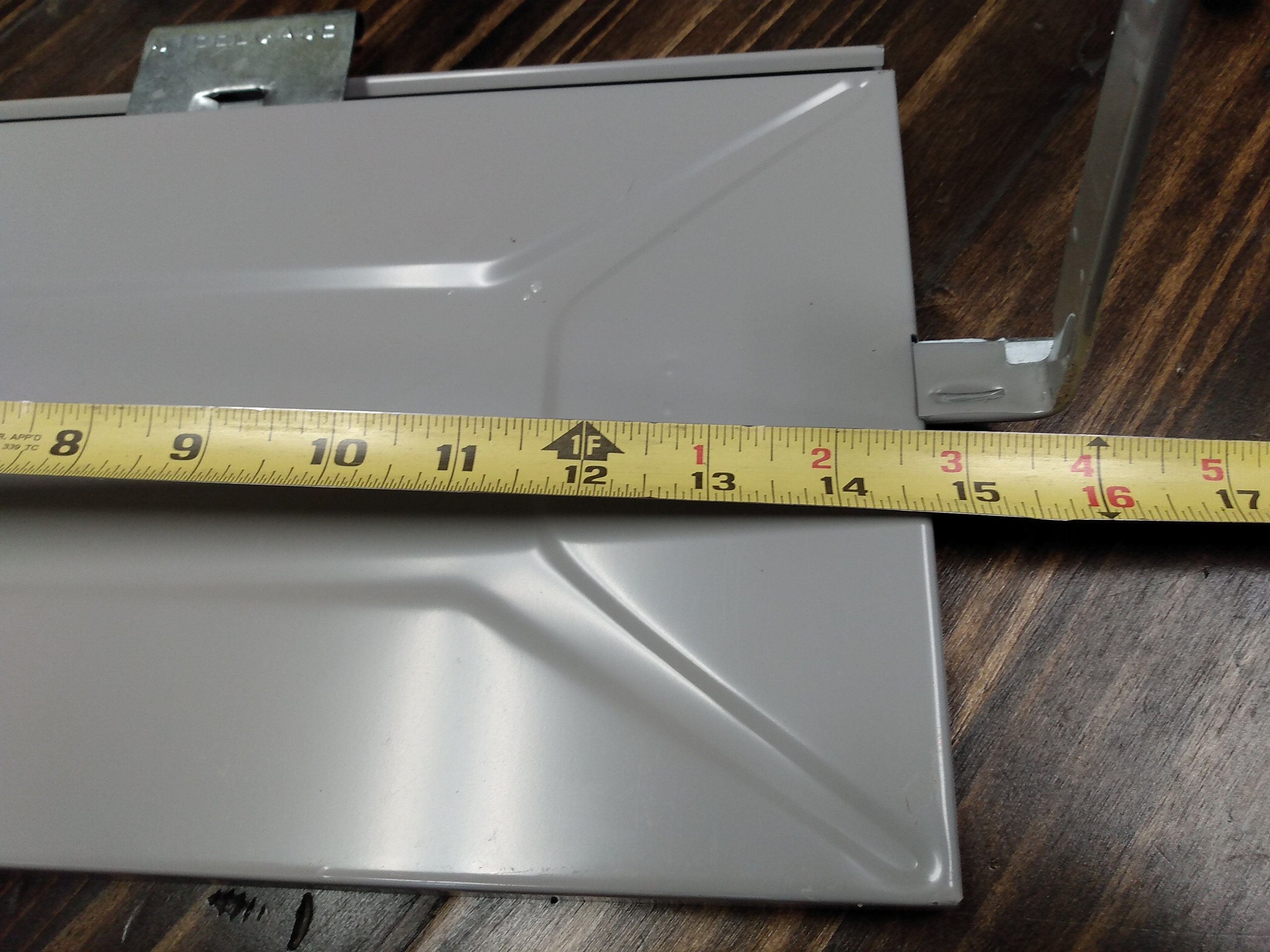 Old Steelcase File Cabinet Follower Blocks, Original Grey Finish, File ...