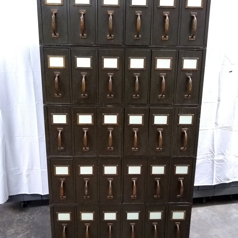 Antique File Cabinet - Etsy