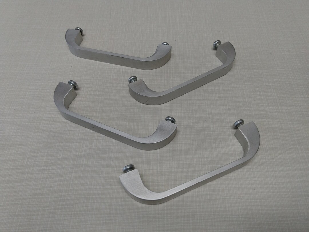 Vintage Steelcase Aluminum Handles, Light Brushed Finish, for Drawers ...